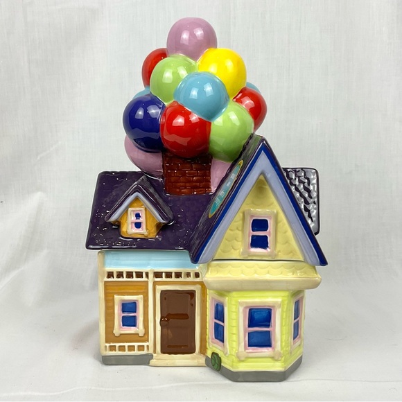 Disney | Kitchen | Disney Pixar Up Cookie Jar Carls House With Balloons ...
